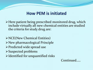 Prescription event monitoring | PPTX