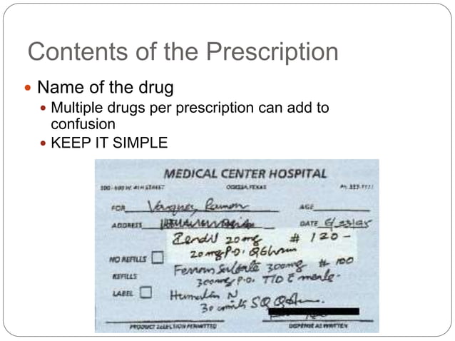 Guidelines For Prescription Handling.ppt | Pharmaceutical Drugs ...