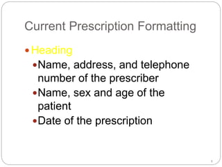 Guidelines For Prescription Handling.ppt | Pharmaceutical Drugs ...