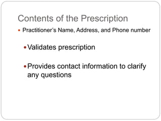 Guidelines For Prescription Handling.ppt | Pharmaceutical Drugs ...