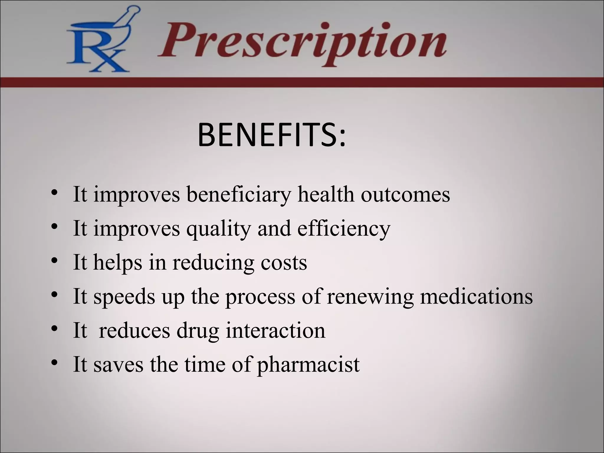 Prescription | PPT