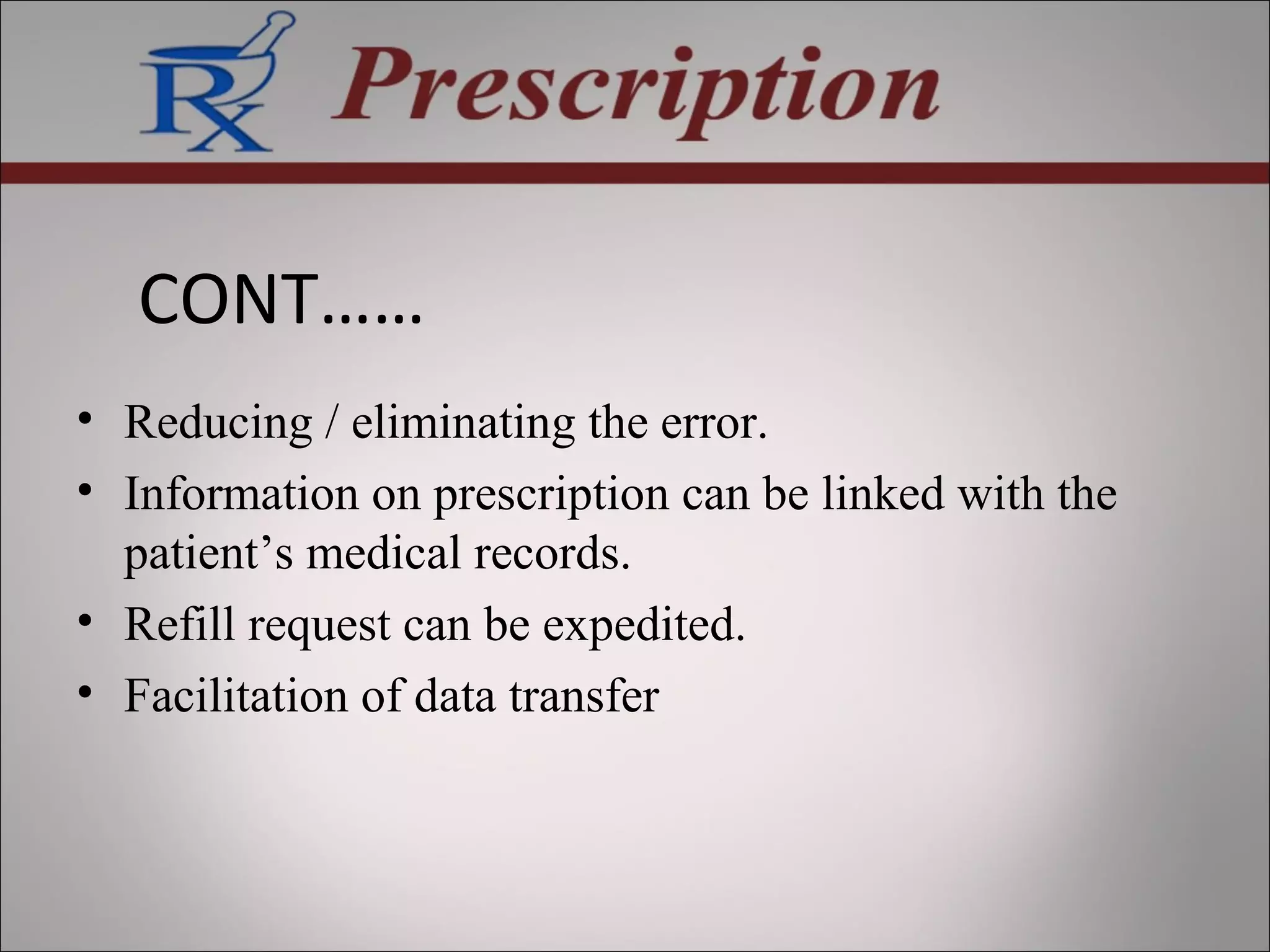Prescription | PPT