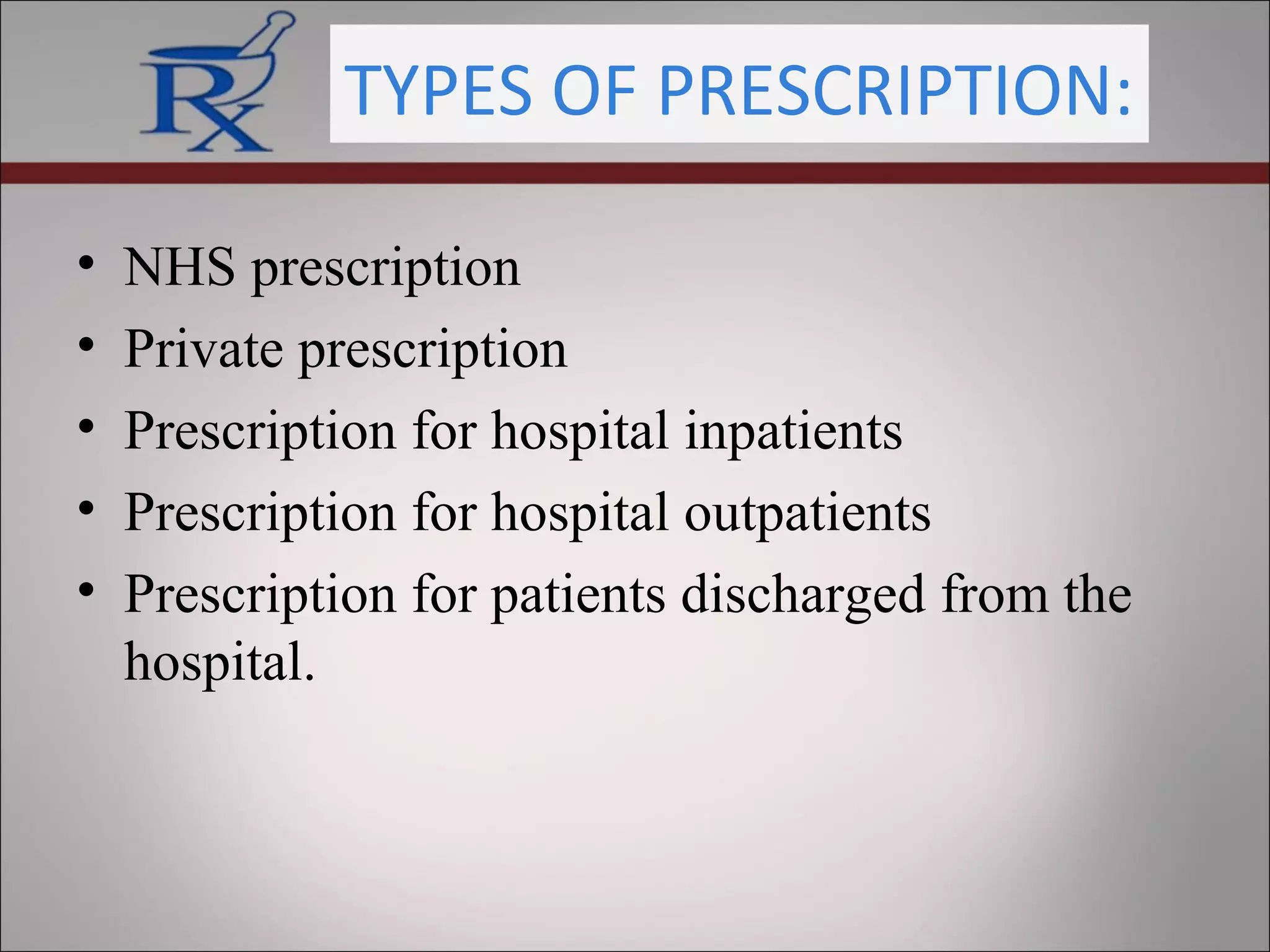 Prescription | PPT