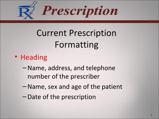 Prescription | PPT