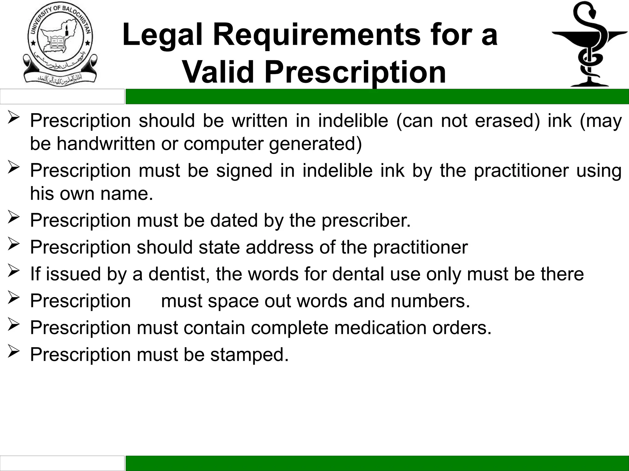 Prescription,types of prescription and parts of prescription | PPTX ...