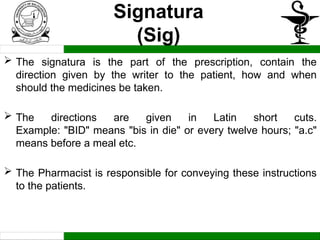 Prescription,types of prescription and parts of prescription | PPTX ...