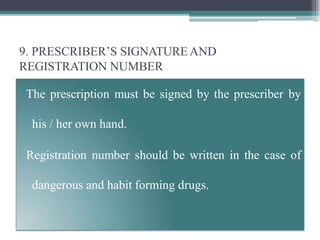 Prescription off ppt.pptx pharmaceutics ppt | PPT