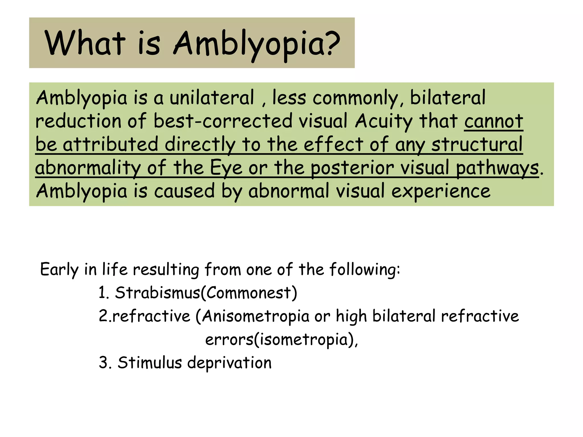Prescription of glasses in children | PPTX