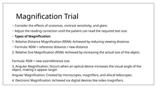 Prescription of Low Vision.pptx By Asra Warees | PPT