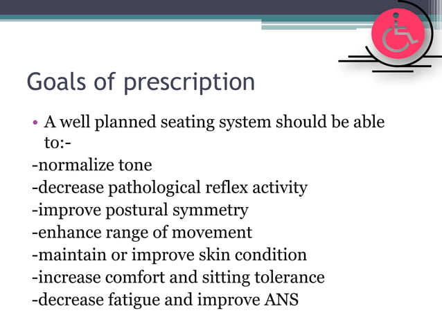 Prescription of wheelchair | PPTX
