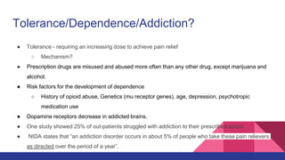 Prescription opioids and the opiate epidemic | PPTX | Illegal Drugs ...