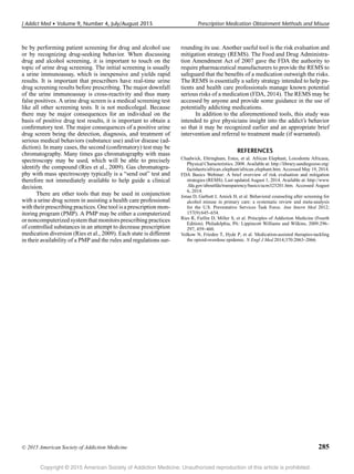 Prescription medication obtainment methods & Misuse. | PDF | Illegal ...