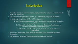 Prescription | PPTX
