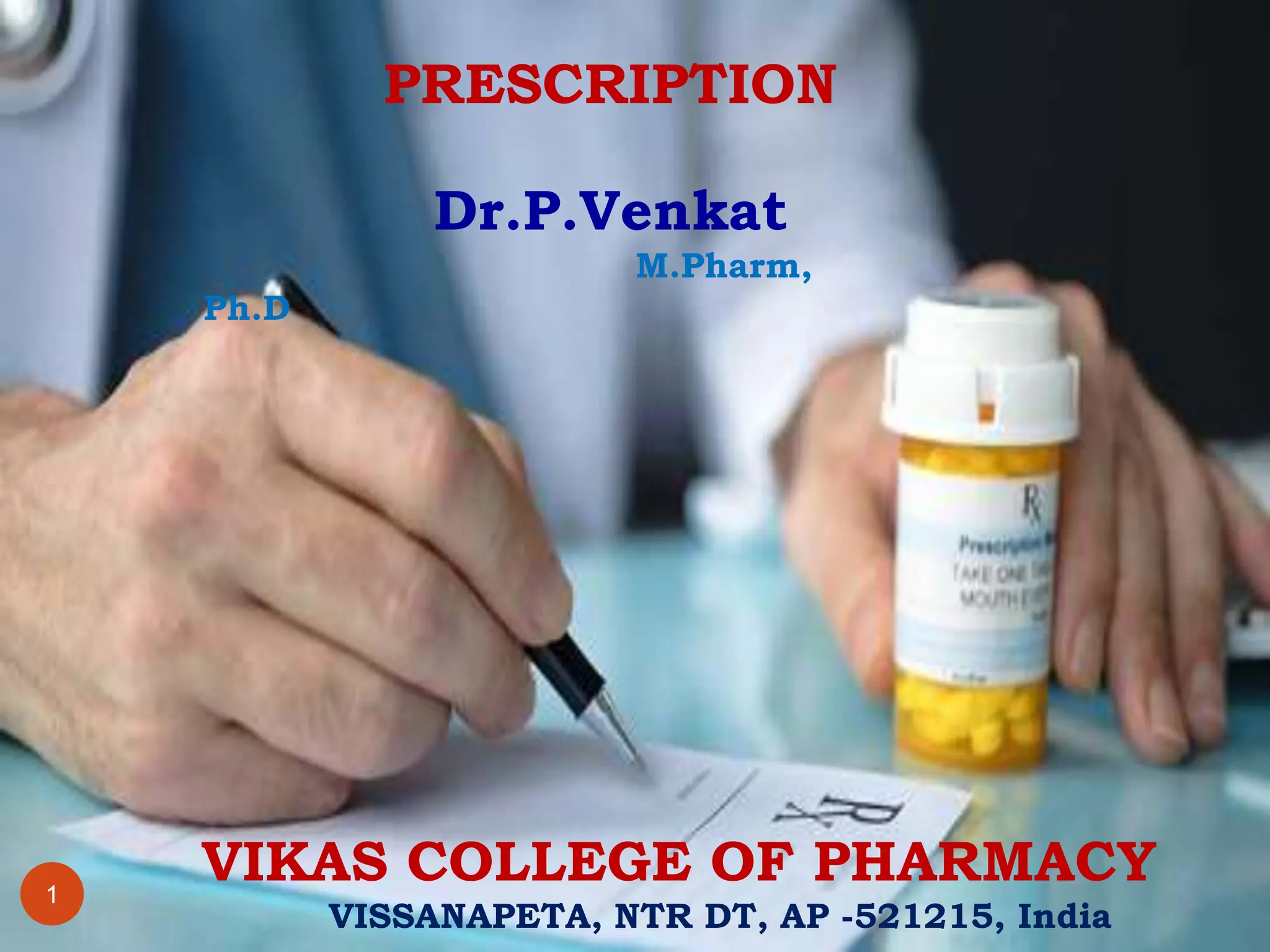 Prescription ppt. | PPT
