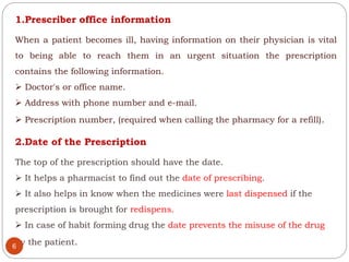 Prescription ppt. | PPT