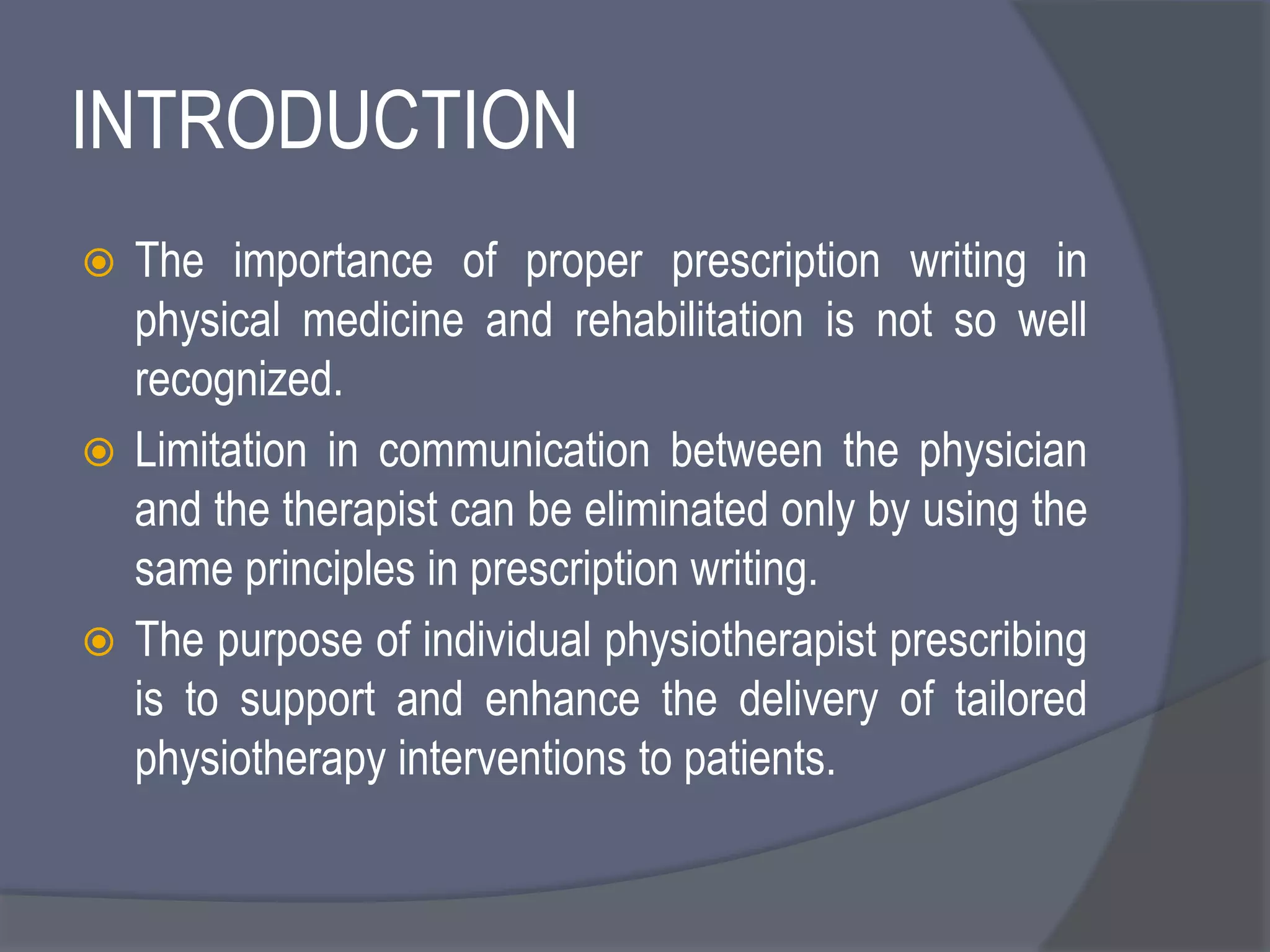 Prescription writing | PPTX