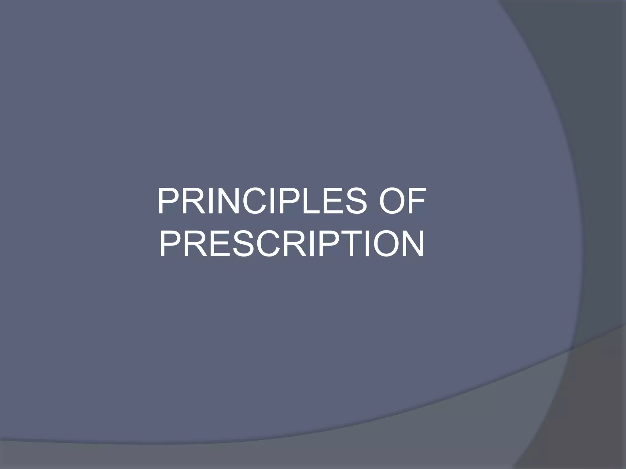 Prescription writing | PPTX