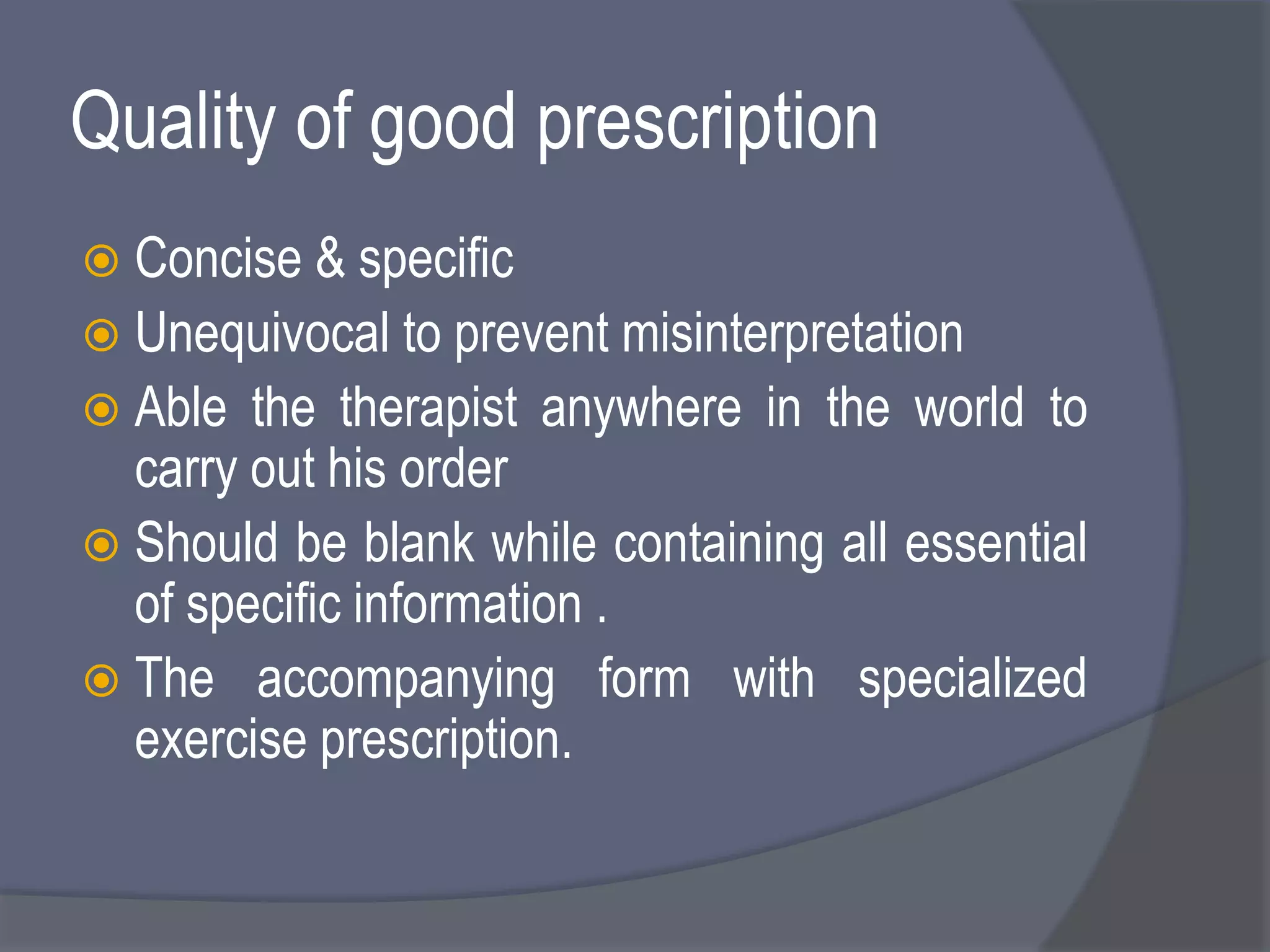 Prescription writing | PPTX