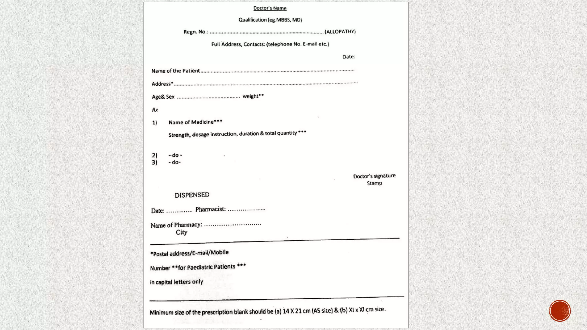 Prescription Writing - Basics and Safe Prescription Writing | PPT