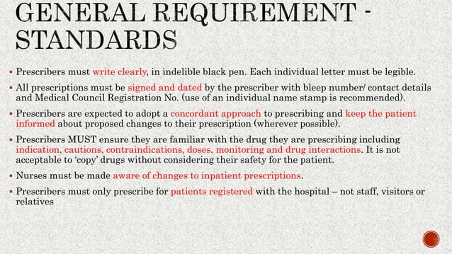 Prescription Writing - Basics and Safe Prescription Writing | PPT