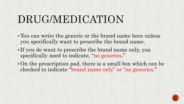 Prescription Writing - Basics and Safe Prescription Writing | PPT