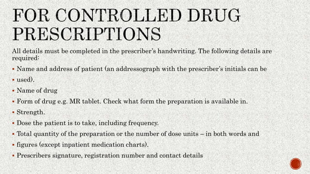 Prescription Writing - Basics and Safe Prescription Writing | PPT