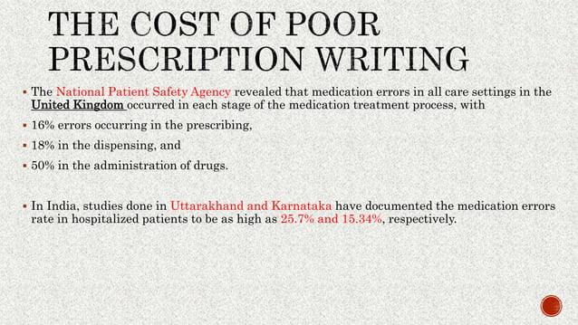 Prescription Writing - Basics and Safe Prescription Writing | PPT