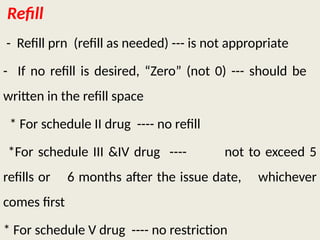 PRESCRIPTION WRITING.pptx234567890poiuytrewadfghjk | PPT