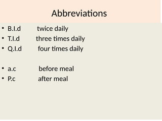 PRESCRIPTION WRITING.pptx234567890poiuytrewadfghjk | PPT