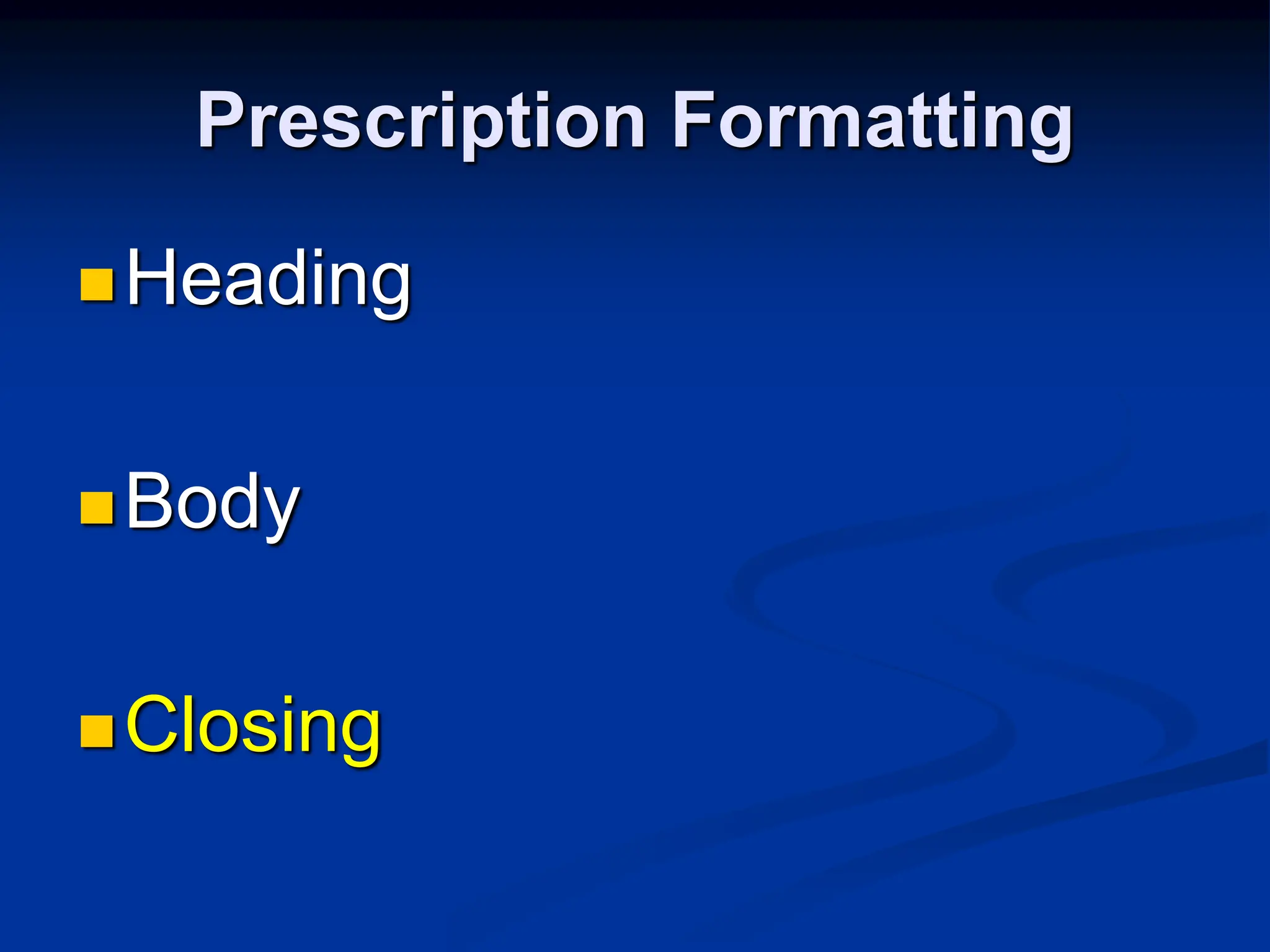 prescription writing prescription handling | PPT