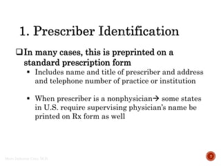 Prescription Writing 101 for Medical Students | PDF