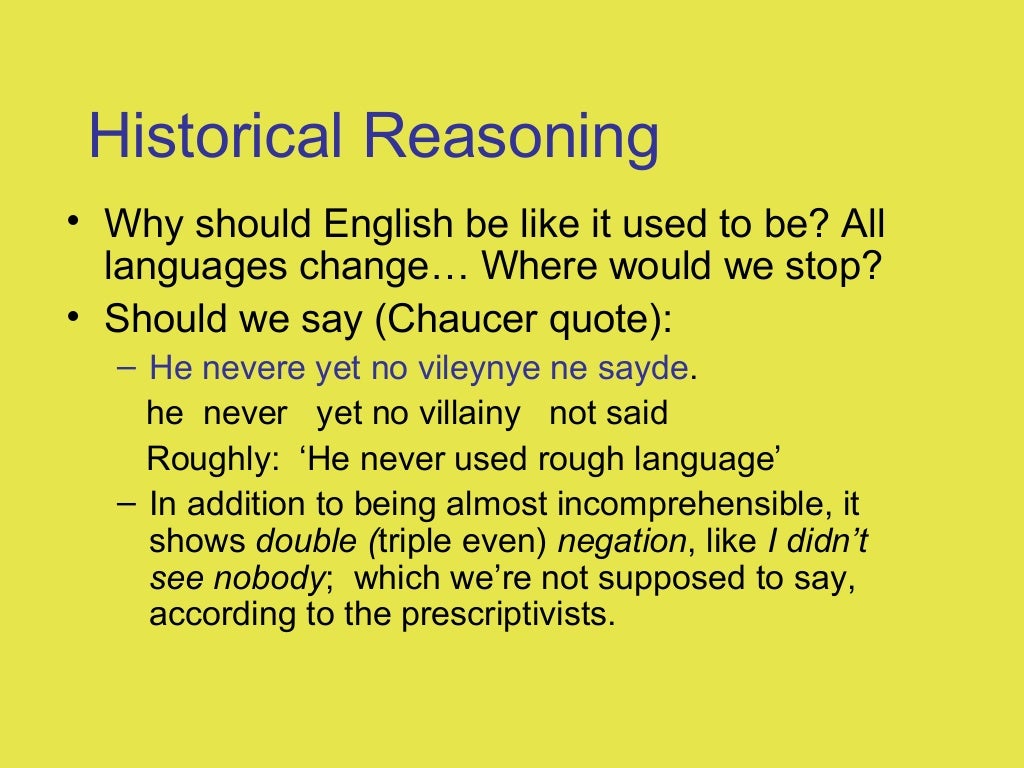 Grammar II-2014 prescriptive vs Descriptive Grammar