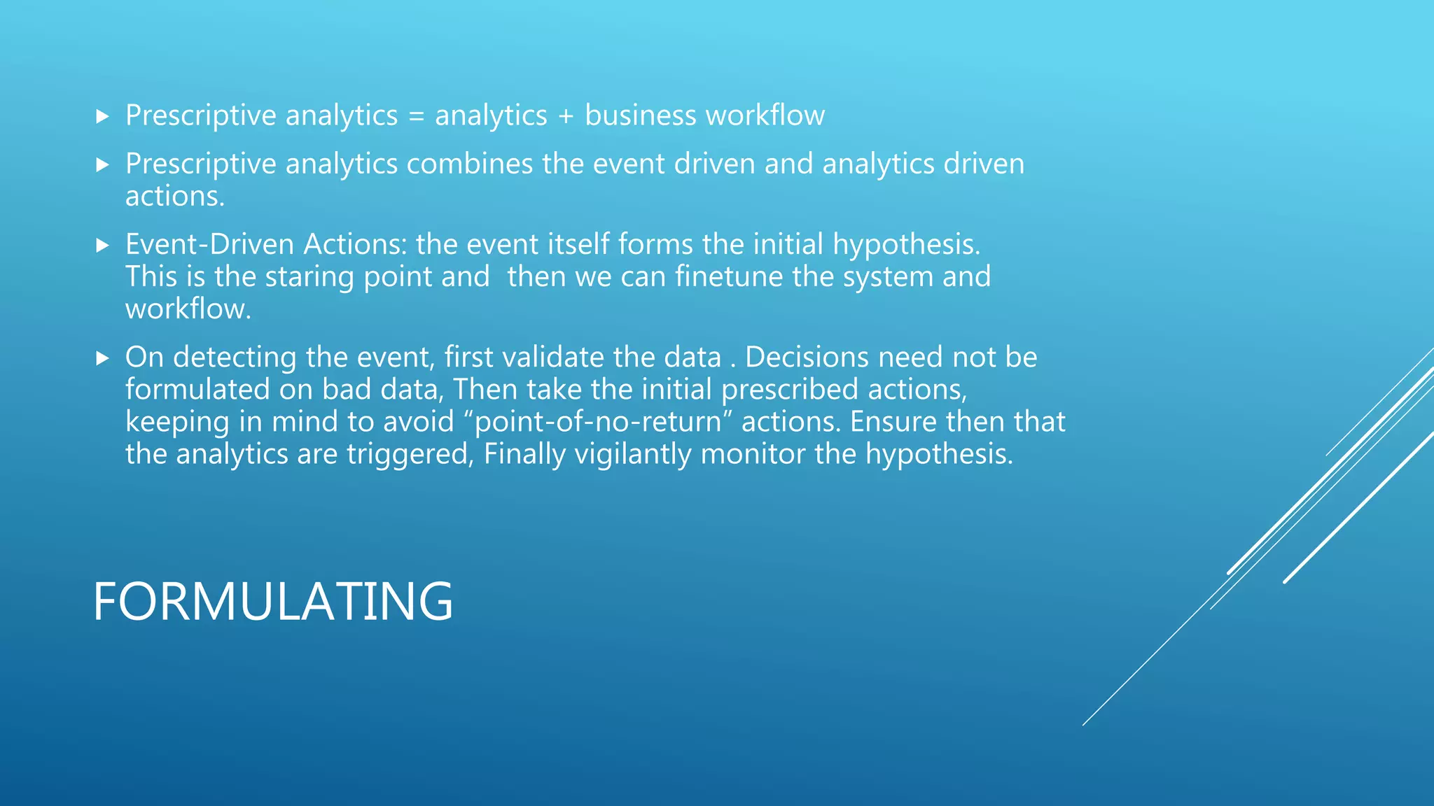 Prescriptive analytics | PPTX
