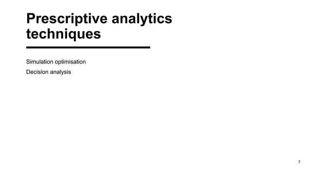 Prescriptive analytics BA4206 Anna University PPT | PPTX
