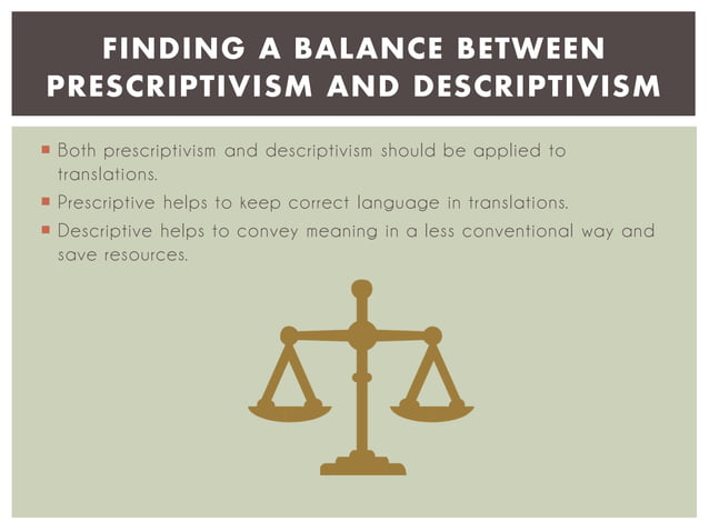 Prescriptivism Vs Descriptivism Pdf