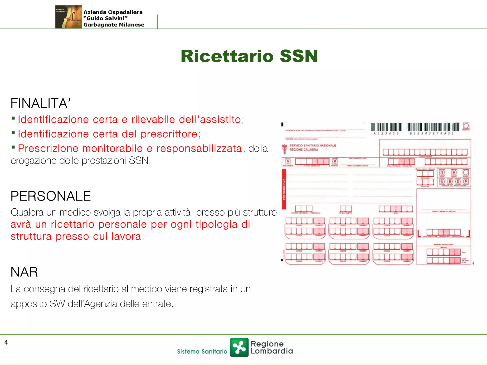 LA COMPILAZIONE DELLA IMPEGNATIVA (“RICETTA ROSSA”) | PPT