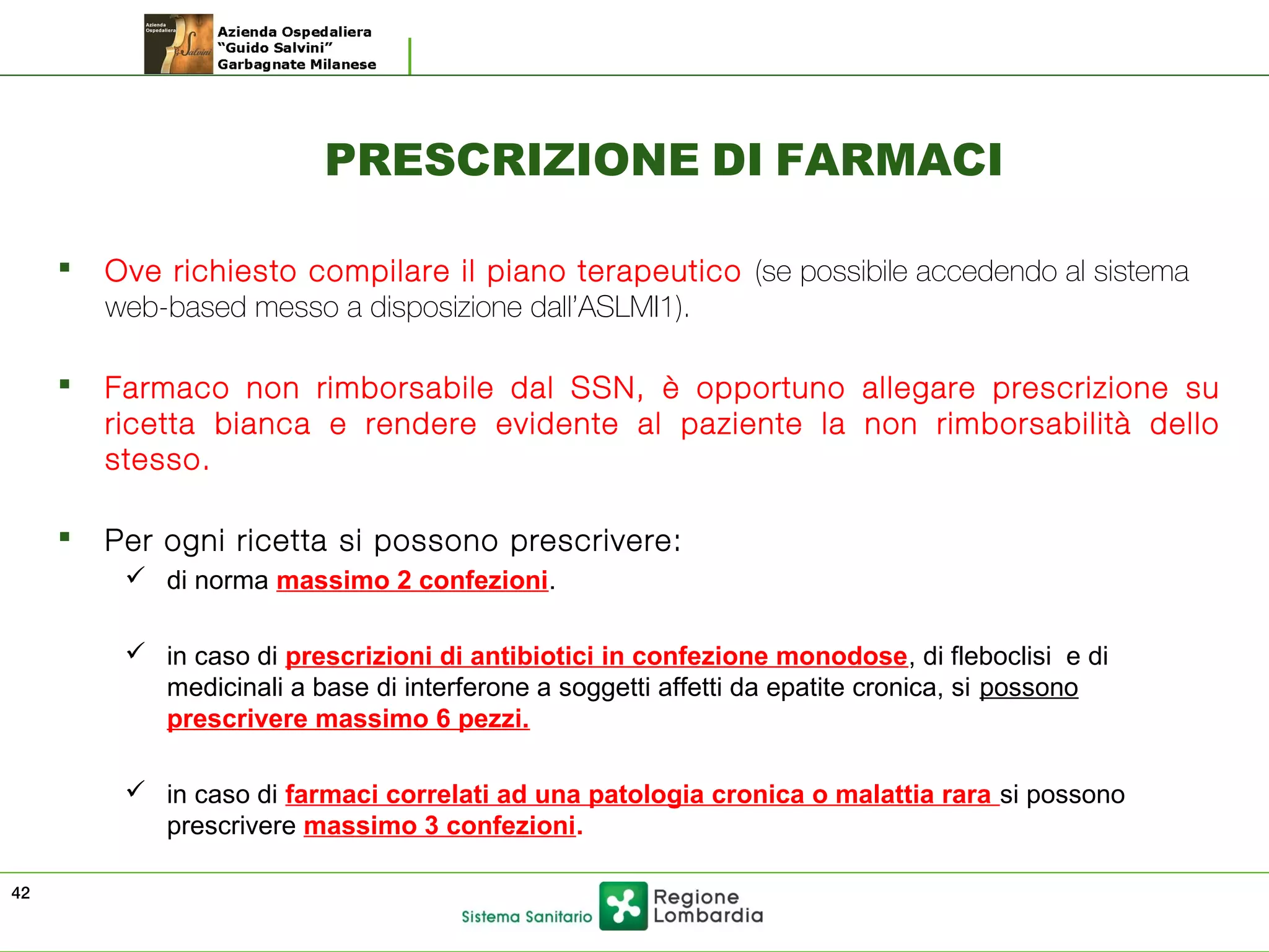 LA COMPILAZIONE DELLA IMPEGNATIVA (“RICETTA ROSSA”) | PPT