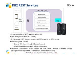 Pres Db2 native rest json and z/OS connect | PDF