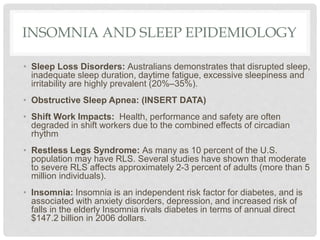 Depression and Insomnia: Health Psychology Approaches | PPT