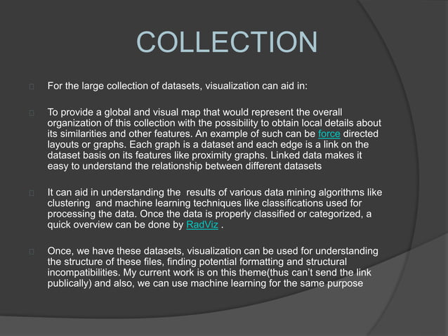 Role of Visualization in Data Management | PPT