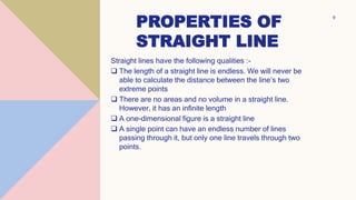 Maths straight lines presentation | PPTX