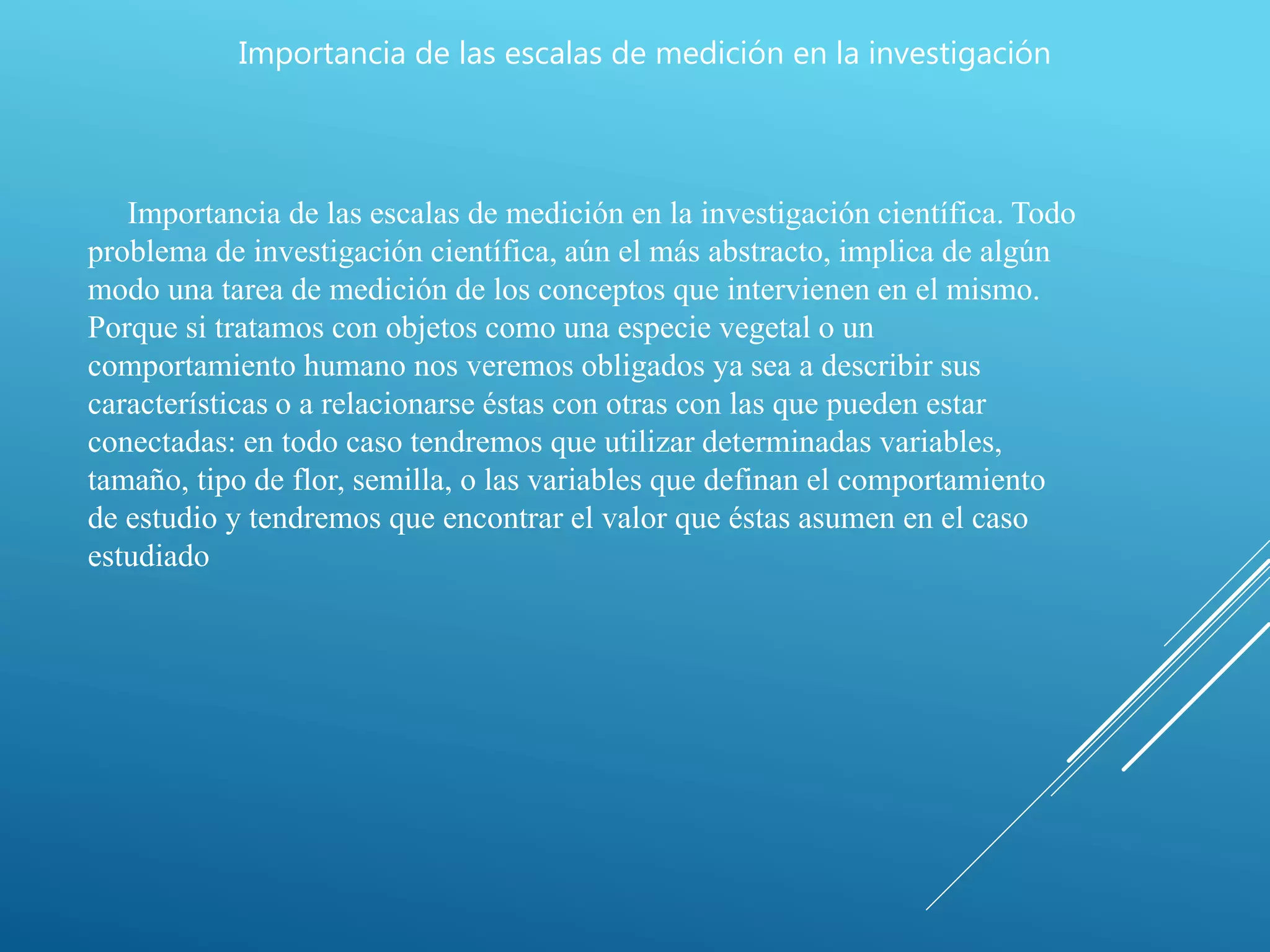Escalas de medición | PPT