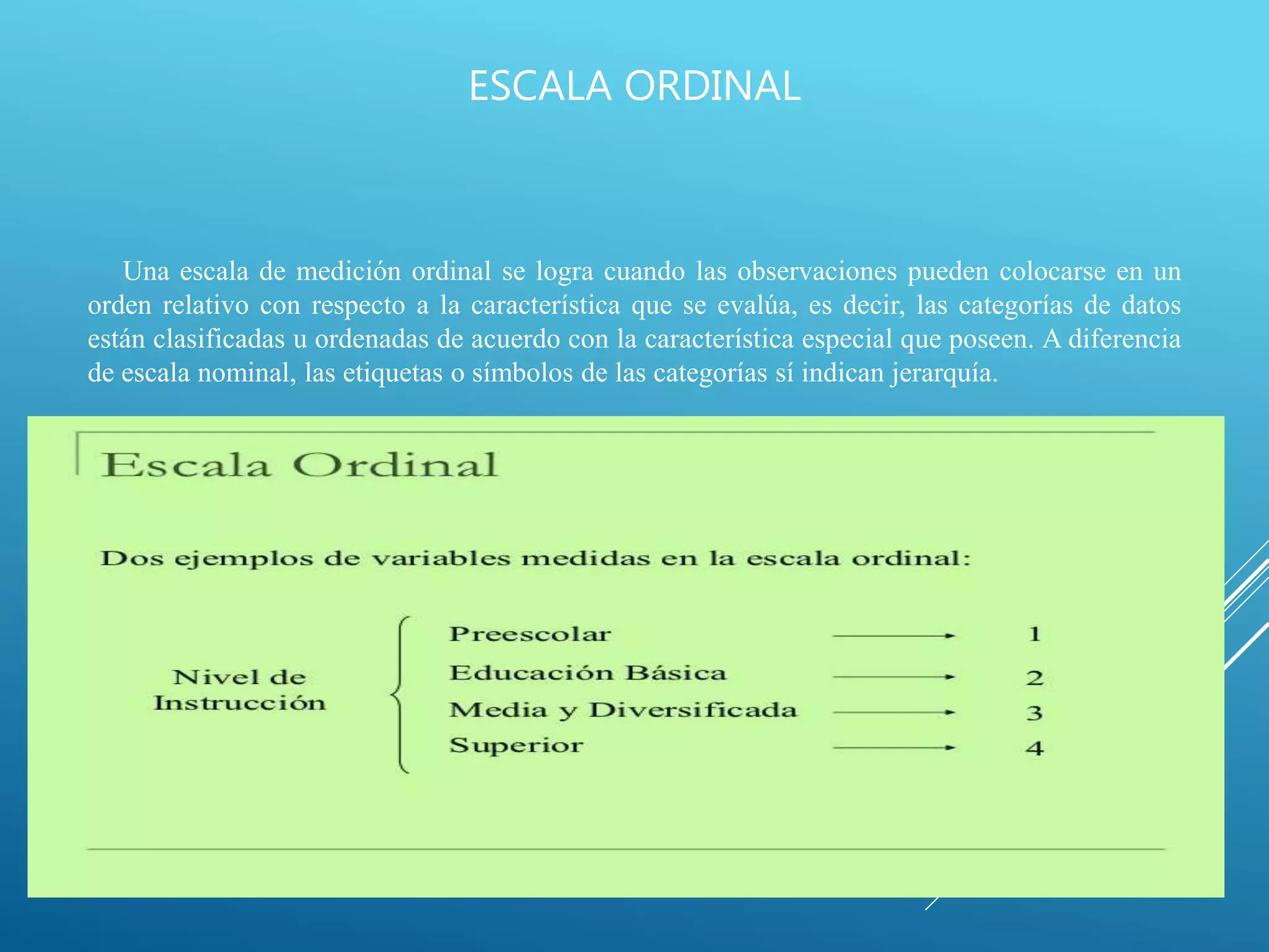 Escalas de medición | PPT