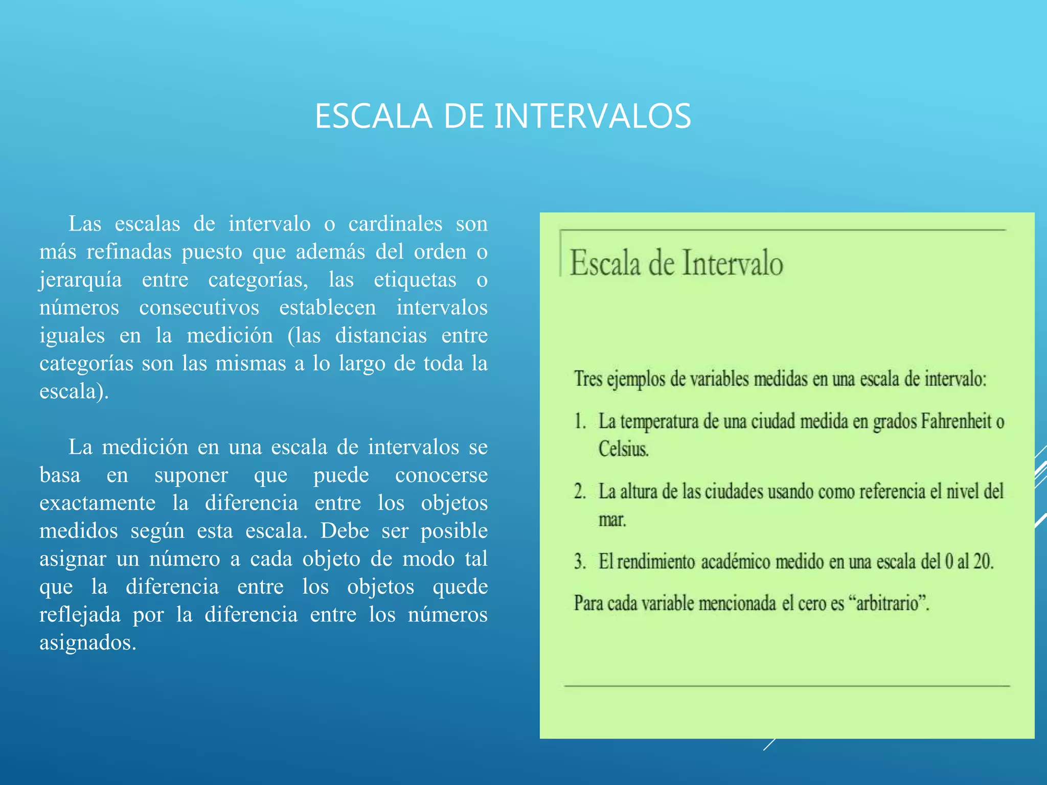 Escalas de medición | PPT