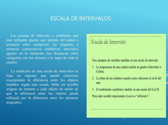 Escalas de medición | PPT