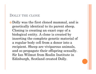 Preseantation on reproduction in animals | PPT | Free Download