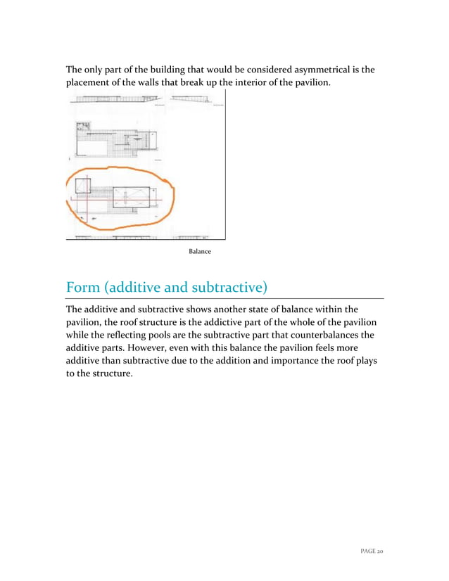 Precedence study: Barcelona Pavilion | PDF