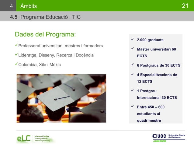 Presentació eLearn Center - 2014 | PPT