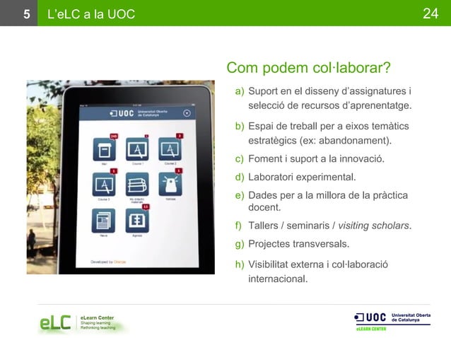 Presentació eLearn Center - 2014 | PPT