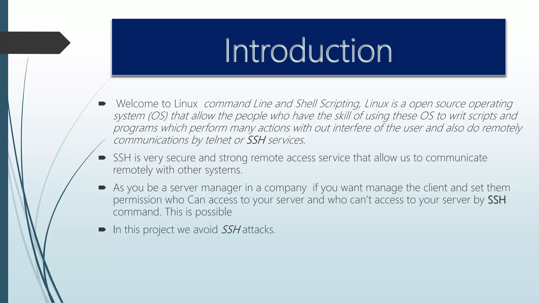 Avoid from SSH attacks | PPTX